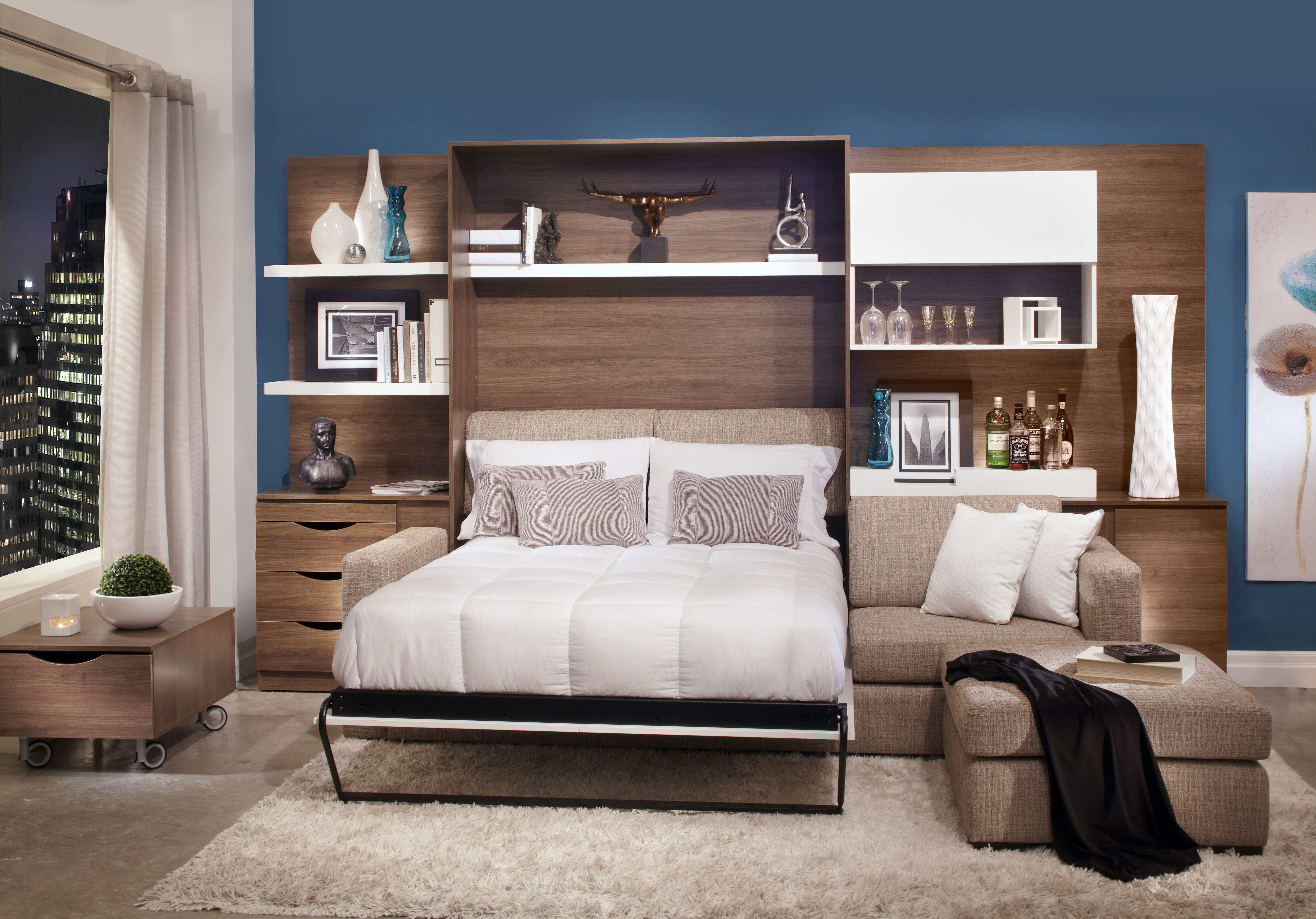 Lit escamotable avec divan - Un sofa et lit d'exception | Limuro